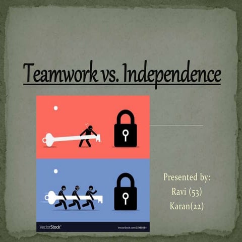 teamwork vs independence 1.pptx
