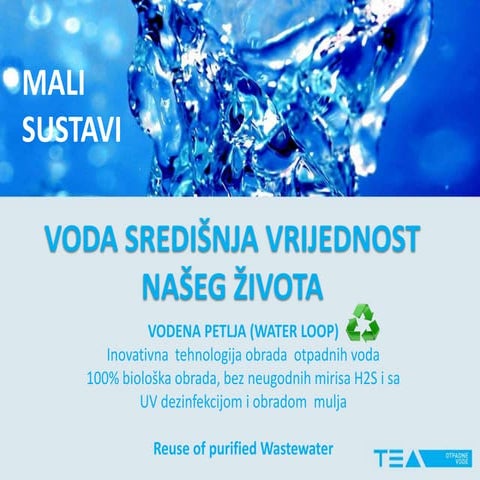 TEA otpadne vode mali sustavi | PPT