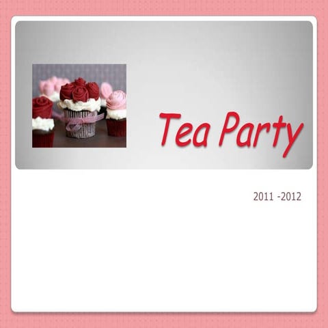 Tea party | PPTX