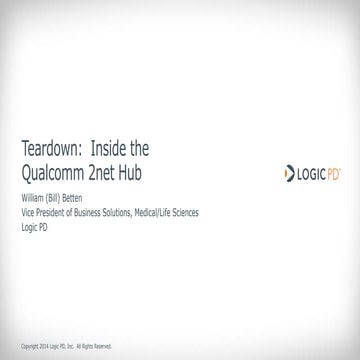 Teardown: Inside the Qualcomm 2net Hub | PDF