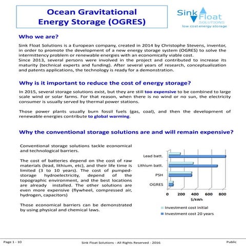 Wind Float: The Depth Independent Offshore Wind Solution | PPTX