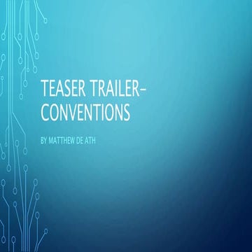 Trailer convention | PPTX