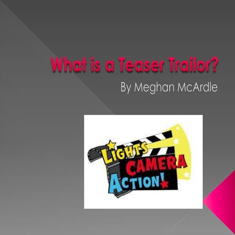 Teaser trailer power point | PPT