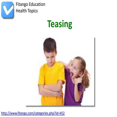 Teasing | PPTX