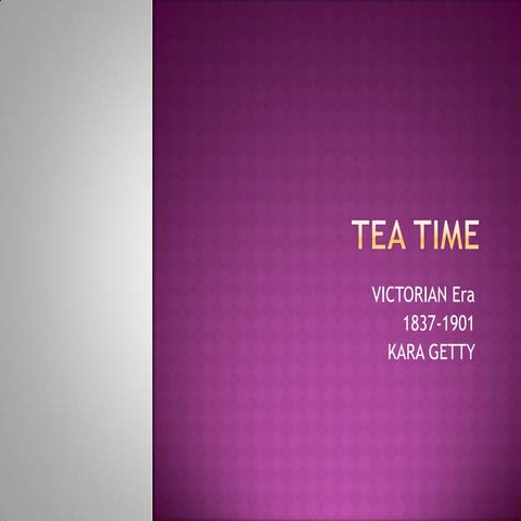 Tea time | PPTX
