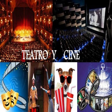 Teatro y cine | PPTX