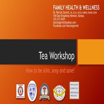 Tea workshop | PPTX