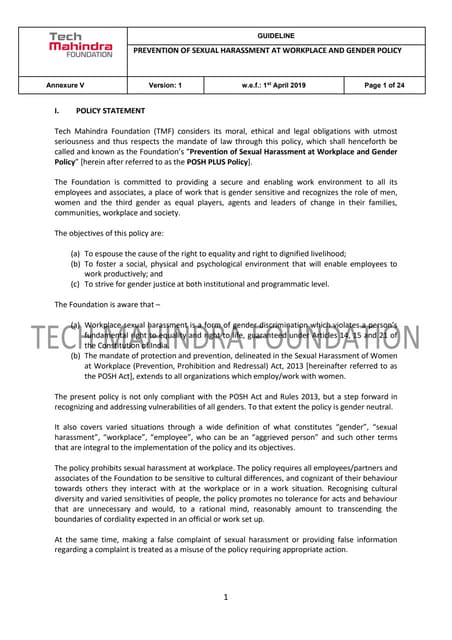 About Tech Mahindra Foundation | PDF