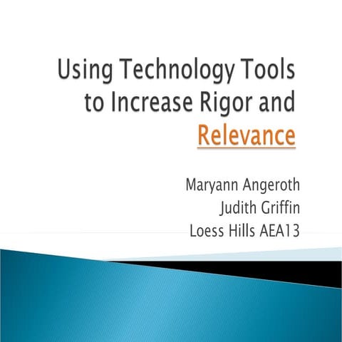 Tech Rigor Relevance | PPT