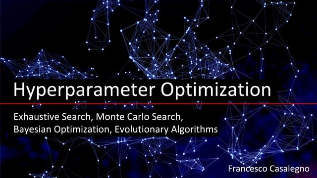 Hyperparameter Optimization For Machine Learning Pdf Technology