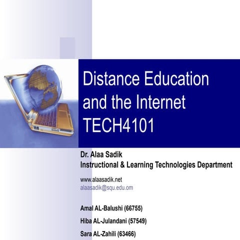 Distance education | PPT