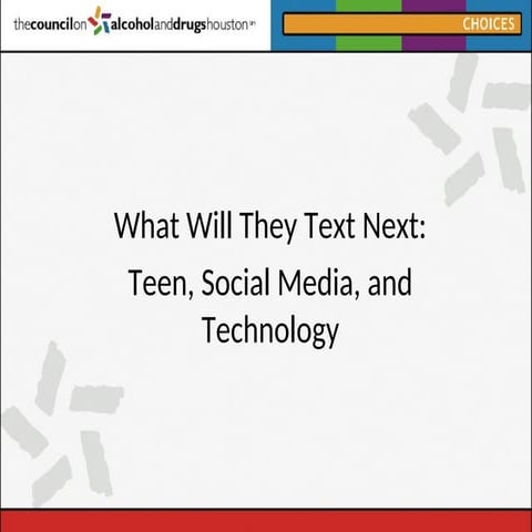 Teens wise use of technology , social media Point | PPT