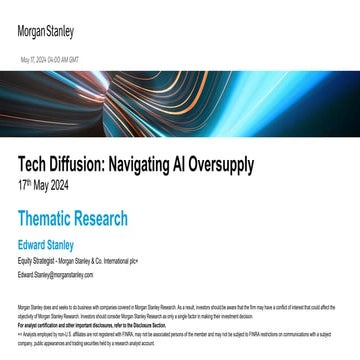 "Tech Diffusion: Navigating AI Oversupply", explora o impacto da rápida ...