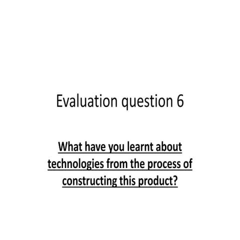 Tech eval | PPT | Free Download