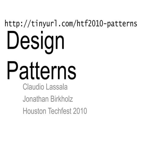 Behavioral design patterns presentation | PDF