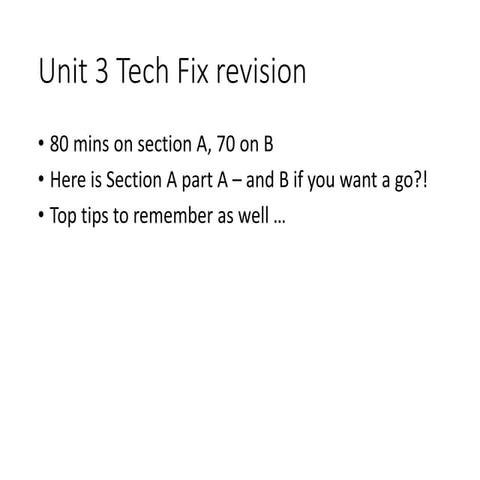 Tech fix | PPTX | Educational Assessment | Education