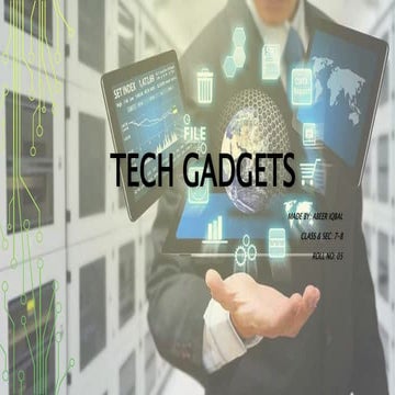 Top 10 Latest Electronic Gadgets in World | PDF
