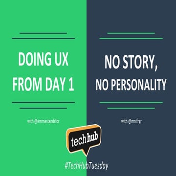 TechHub 101 "Where to start from UX/UI" | PDF