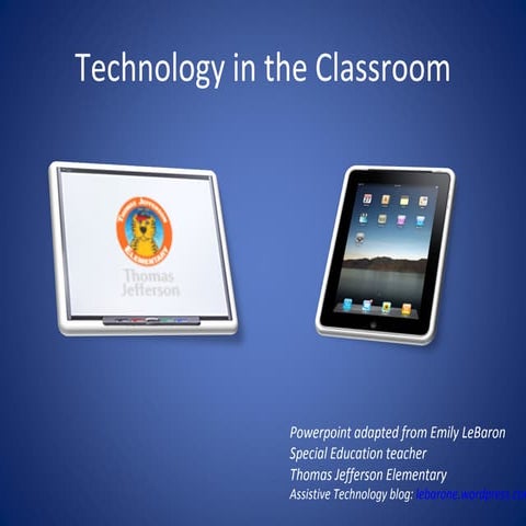 Technology in the Classroom | PPT
