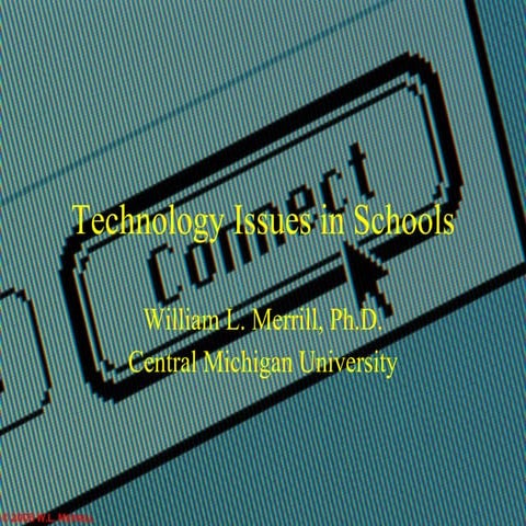 Tech issues | PPT | Technology & Computing