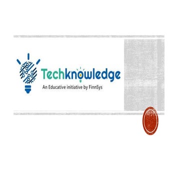 TechKnowldge Series | PPT