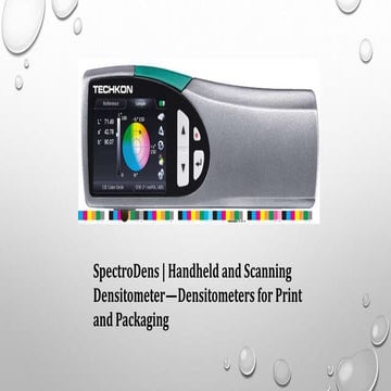 Techkon USA - SpectroDens | PPTX