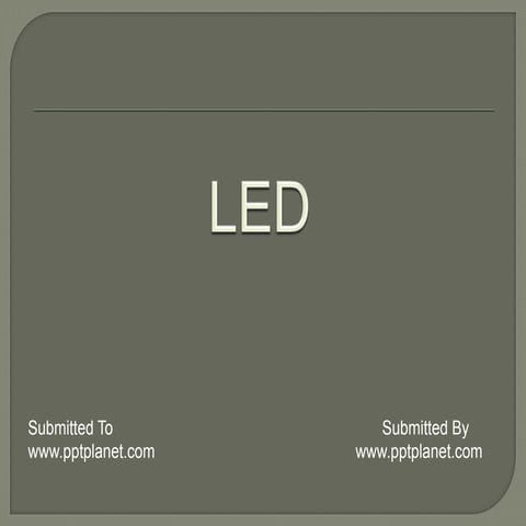 Tech led ppt(pptplanet.com) | PPTX