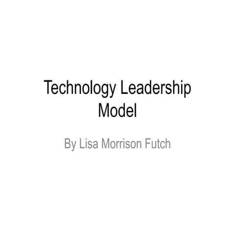 Tech model | PPT