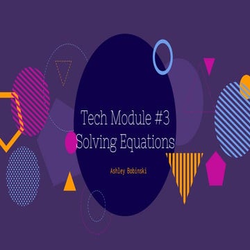 Tech Module 3 | PPTX