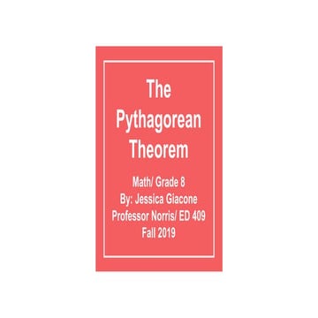 The Pythagorean Theorem | PPTX