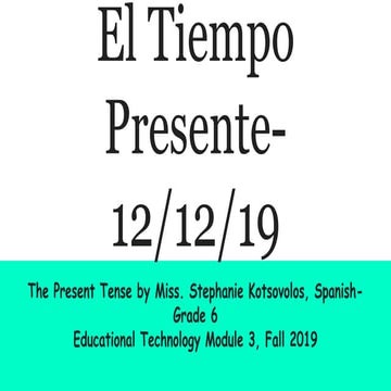 Tech module #3 | PPT