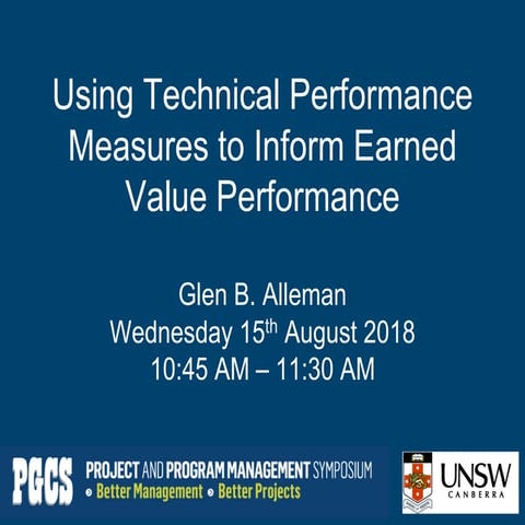 Technical Performance Measures | PDF