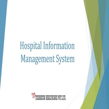 Hospital Information Management System | PPTX