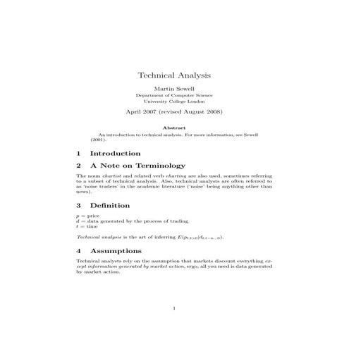 Stock Market Analysis | Introduction | PPTX