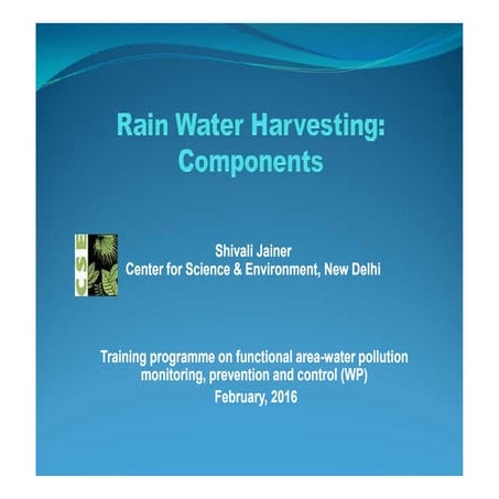 Technical design-of-rwh (2) | PDF