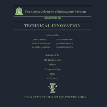 Technical-Innovation-Introduction edpptx | PPTX