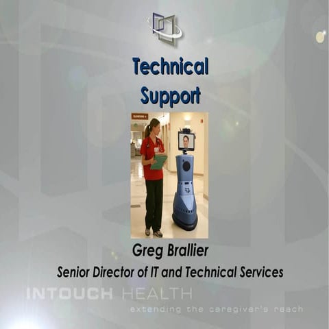 Technical Services Greg Brallier | PPT