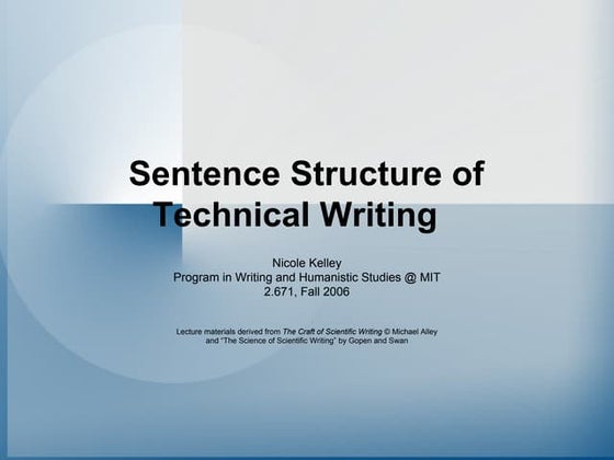 Technical report writing | PPTX | Business | Business and Finance