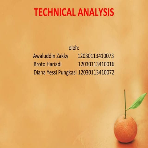 Technical analysis | PPT