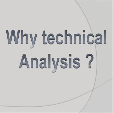 Technical Analysis for Professionals | PPT