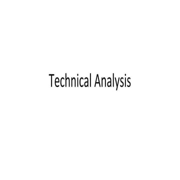 Advanced technical analysis | PDF