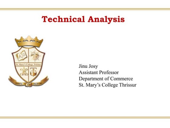 Technical Analysis Course | PPT