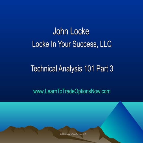 Technical analysis 101 part 3 | PPT