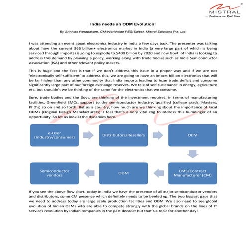 Electronics Product Development In India Docx