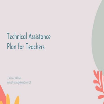 Technical Assistance Plan for Teachers.pptx