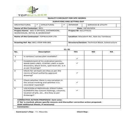 Technical Block Setting out Checklist.pdf