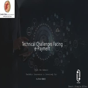 Technical Challenges Facing e-Payment | PPT