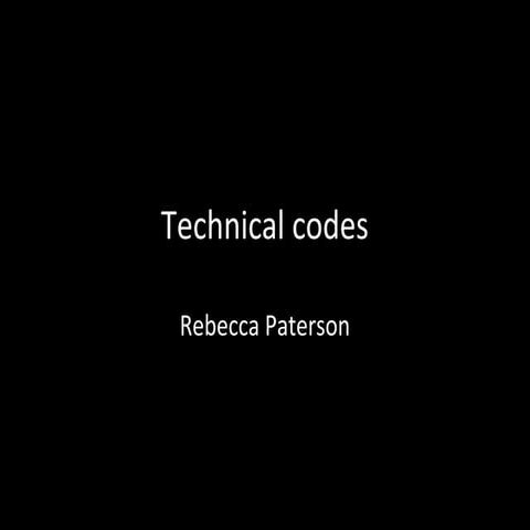 Technical codes | PPT