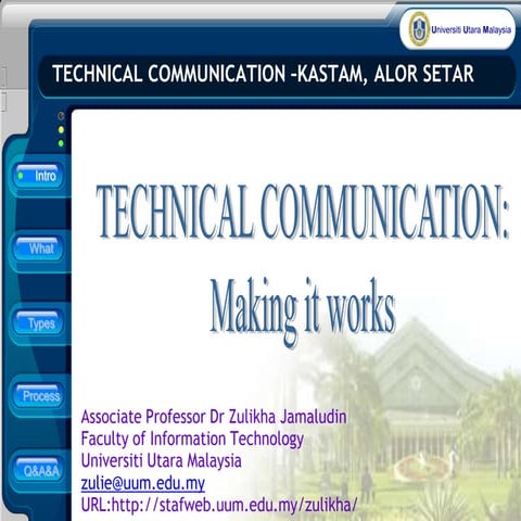 Technical communication | PPSX