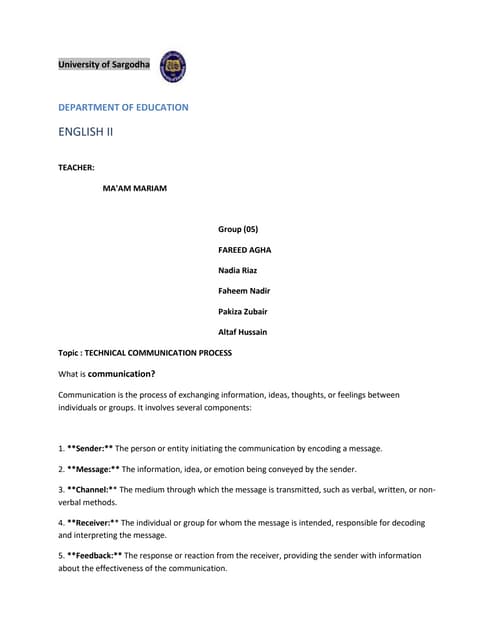 10 Barriers to Effective Communications. | PDF